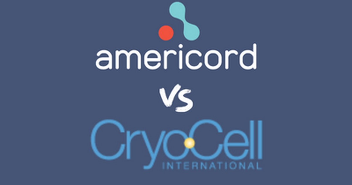 Cord Blood Banking Comparison: Cryo-Cell vs.… | Americord Registry