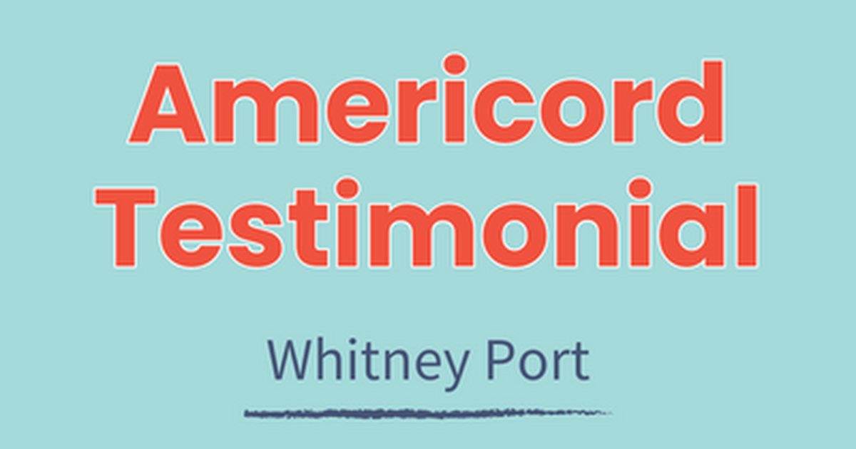 Whitney Port: Pregnancy & Cord Blood Banking | Americord Registry